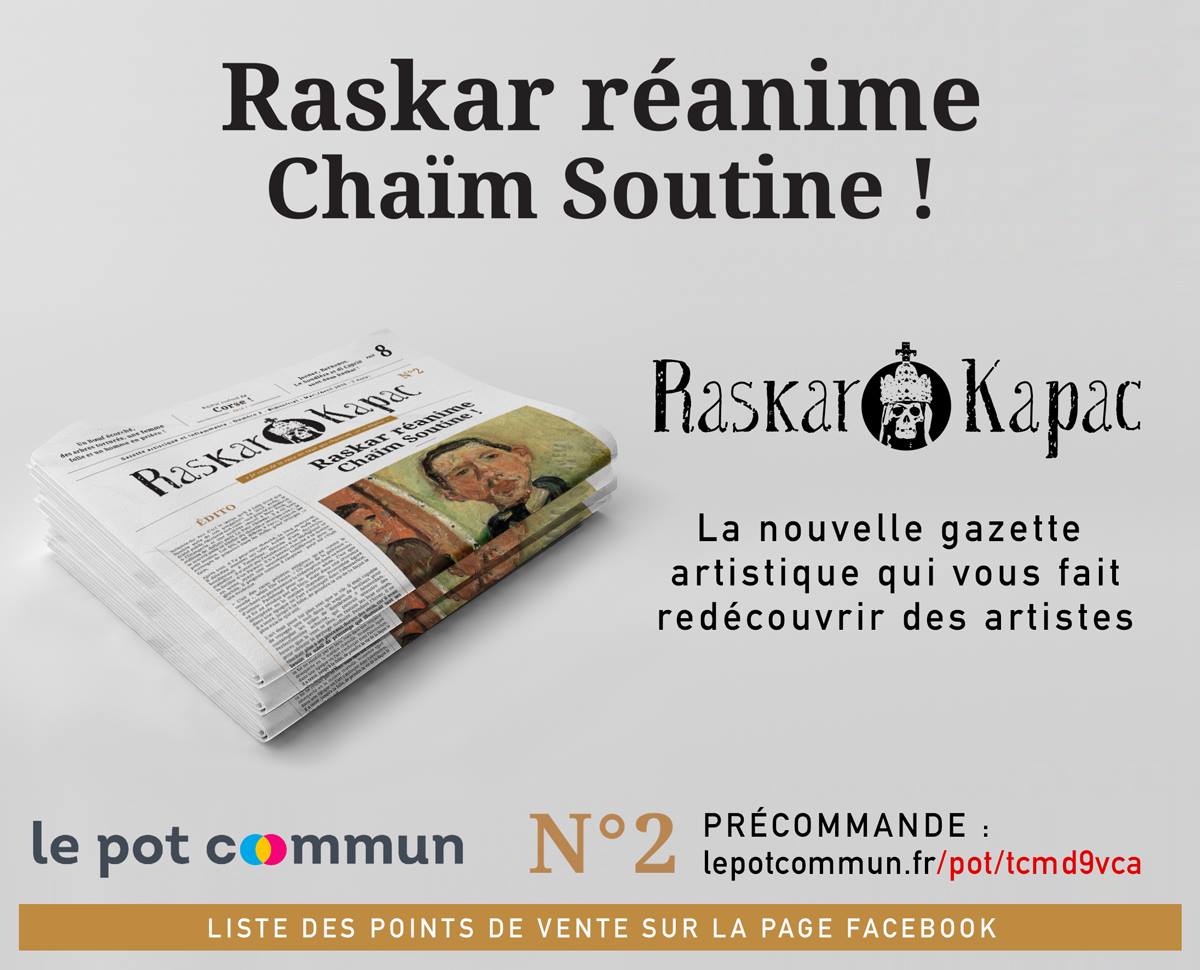 Sortie du deuxième numéro de Raskar Kapac consacré à Chaïm Soutine - Raskar Kapac